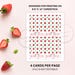 Berry Special Valentines Cookie Card Printable, Sweet Strawberry Happy ...