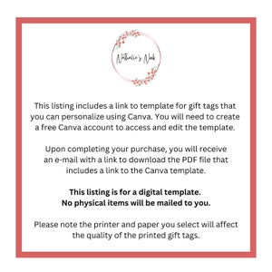 Snow Much Fun Winter Break Gift Tags, Class School Editable Holiday ...