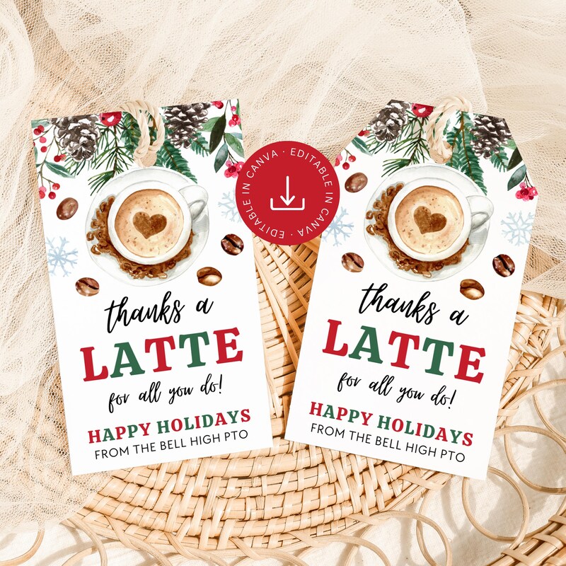 Latte Gift Tag - 60+ Gift Ideas for 2026