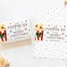 Christmas Popcorn Wrappers Editable Template, Customizable Printable ...