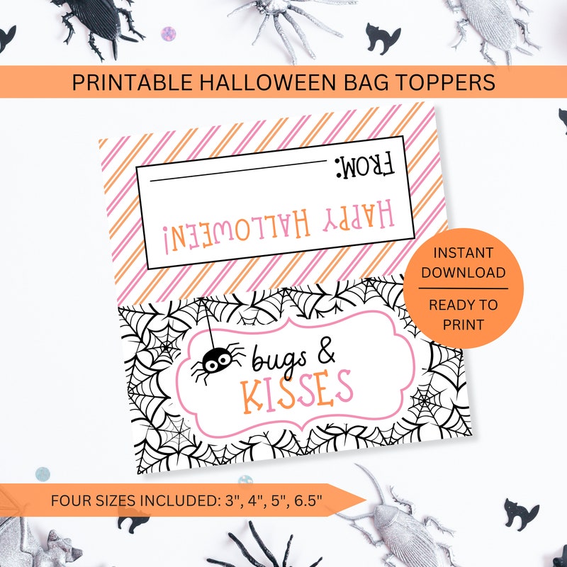 Bugs and Kisses Printable - Etsy