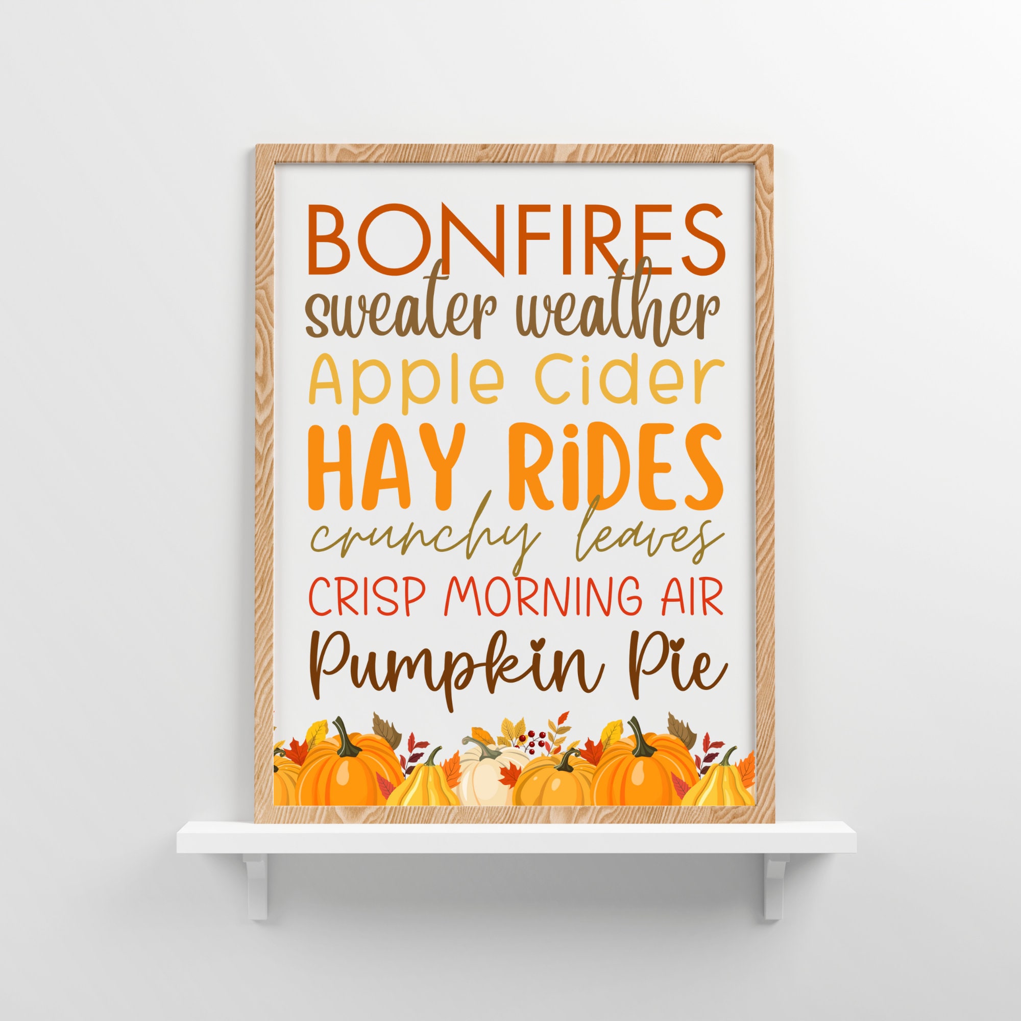 Fall Word Art Fall Printable Art Fall Classroom Art Fall - Etsy