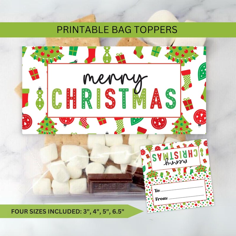 Candy Bag Toppers - Etsy