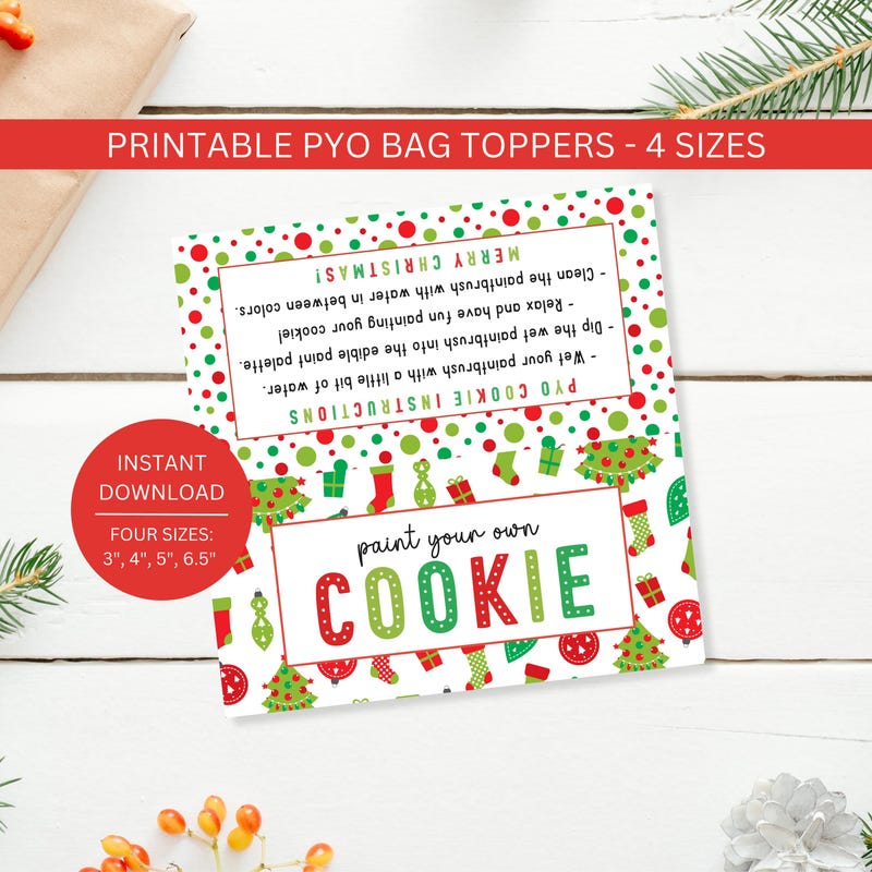 Paint Your Own Cookie - Etsy