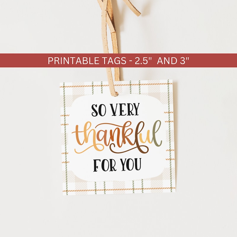Thanksgiving Tags - Etsy