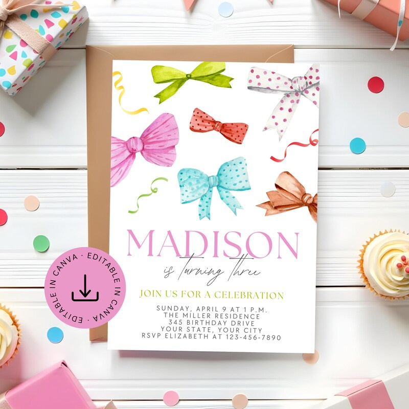 Colorful Invitations - Etsy