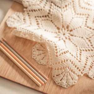Easy Crochet Table Mat Pattern - Modern Crochet Doily Pattern - Crochet ...