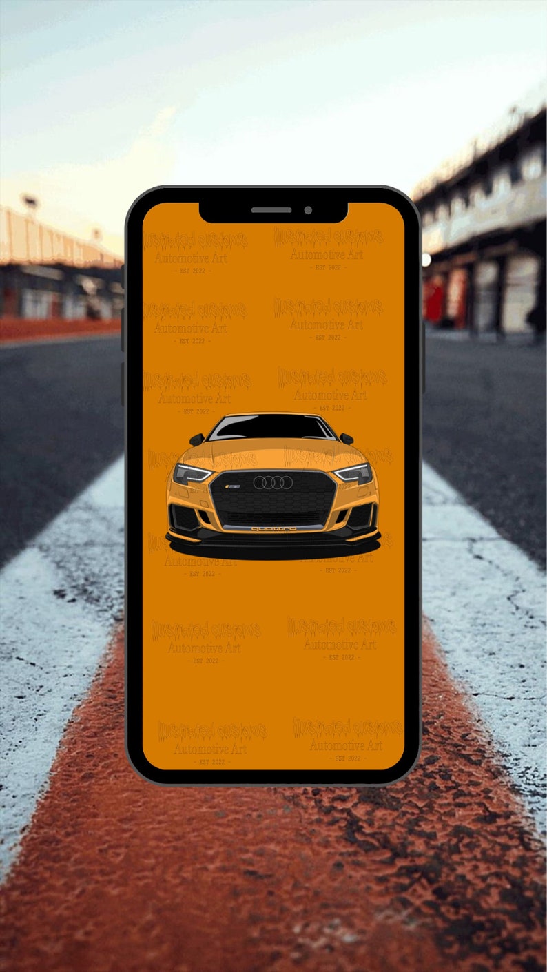 Audi RS3 Smartphone Wallpaper - Etsy