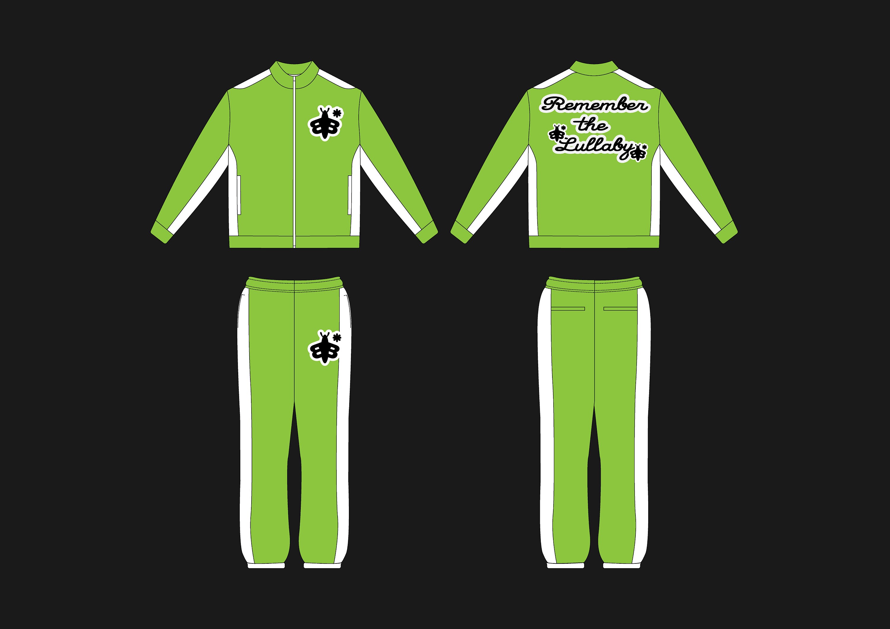 Streetwear Oversize Tracksuit Pack Mockup Vector Adobe Illustrator ...