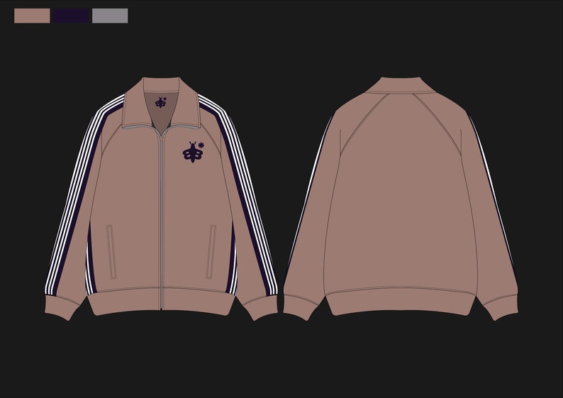 Tracksuit Template Streetwear Vector Jacket Mockup Joggers - Etsy