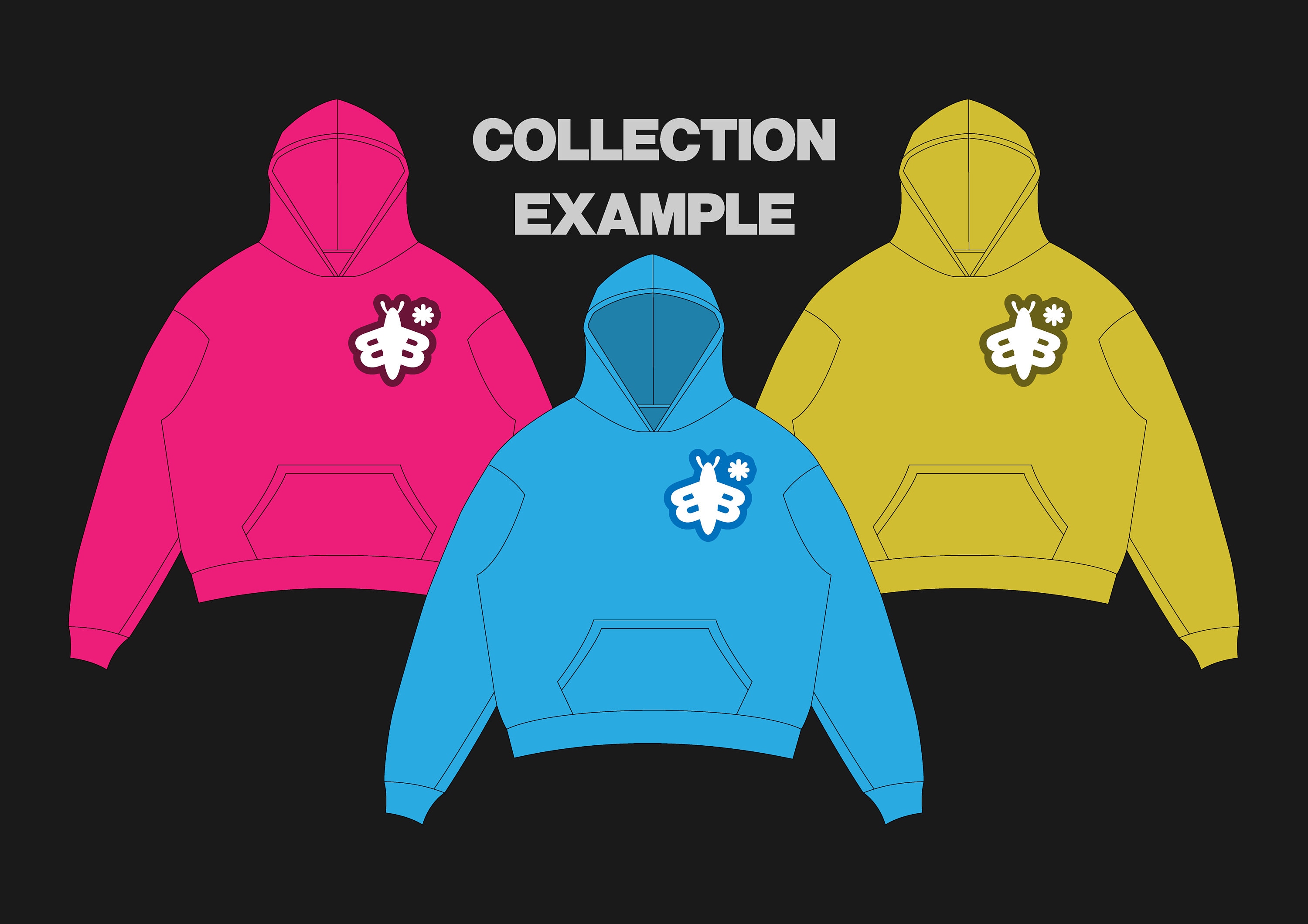 Streetwear Vector Bundle Vector Tech Pack Illustrator Template - Etsy