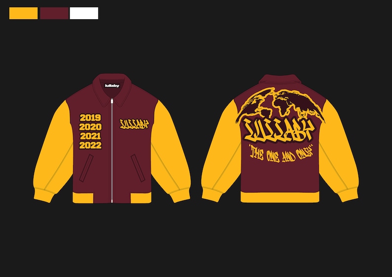 Varsity Jacket Template Pack Jacket Tech Pack Streetwear Vector Mockup ...