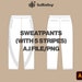 Streetwear Oversize Sweatpants Mockup Vector Adobe Illustrator ...