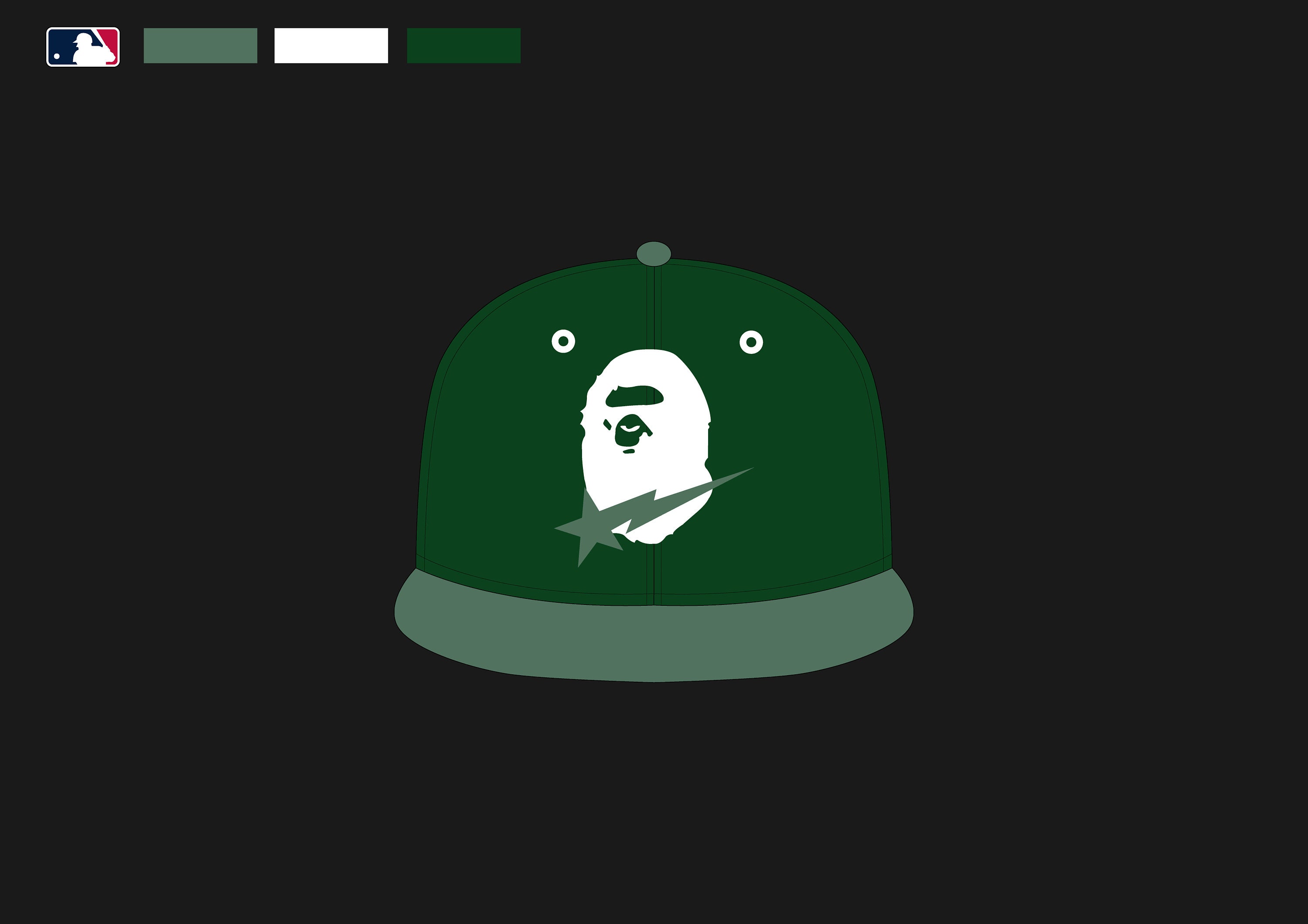 Streetwear Cap Streetwear Vector Cap Tech Pack Fitted Hat Mockup Vector ...