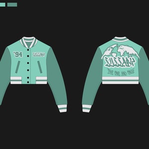 Women Streetwear Vector Tech Pack Bundle Illustrator Template Procreate ...