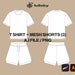 Streetwear Tracksuit Template Flared Set Pack Vector Mockup Illustrator ...