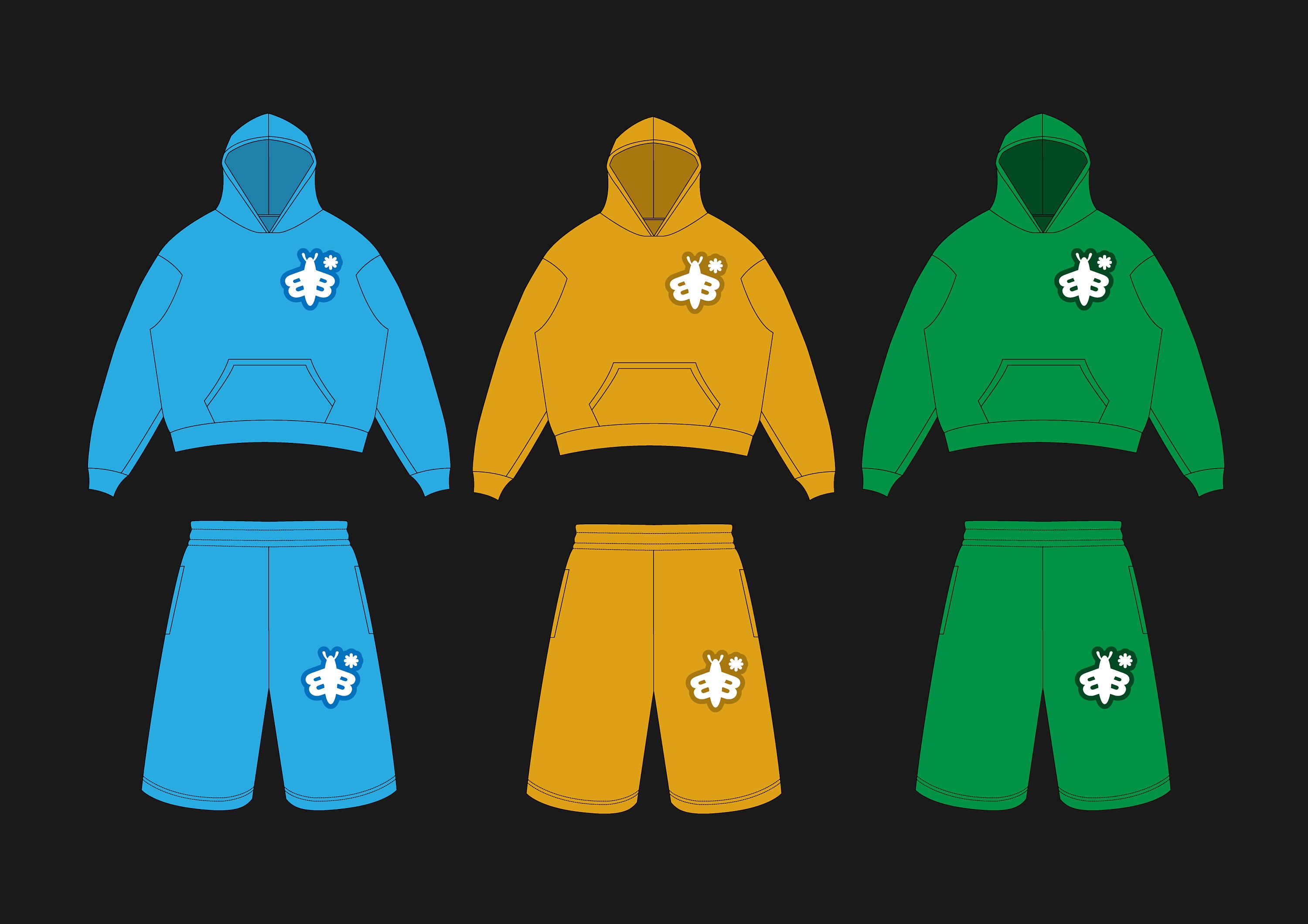 Streetwear Vector Mockup Pack Streetwear Mockup Template Pack - Etsy ...