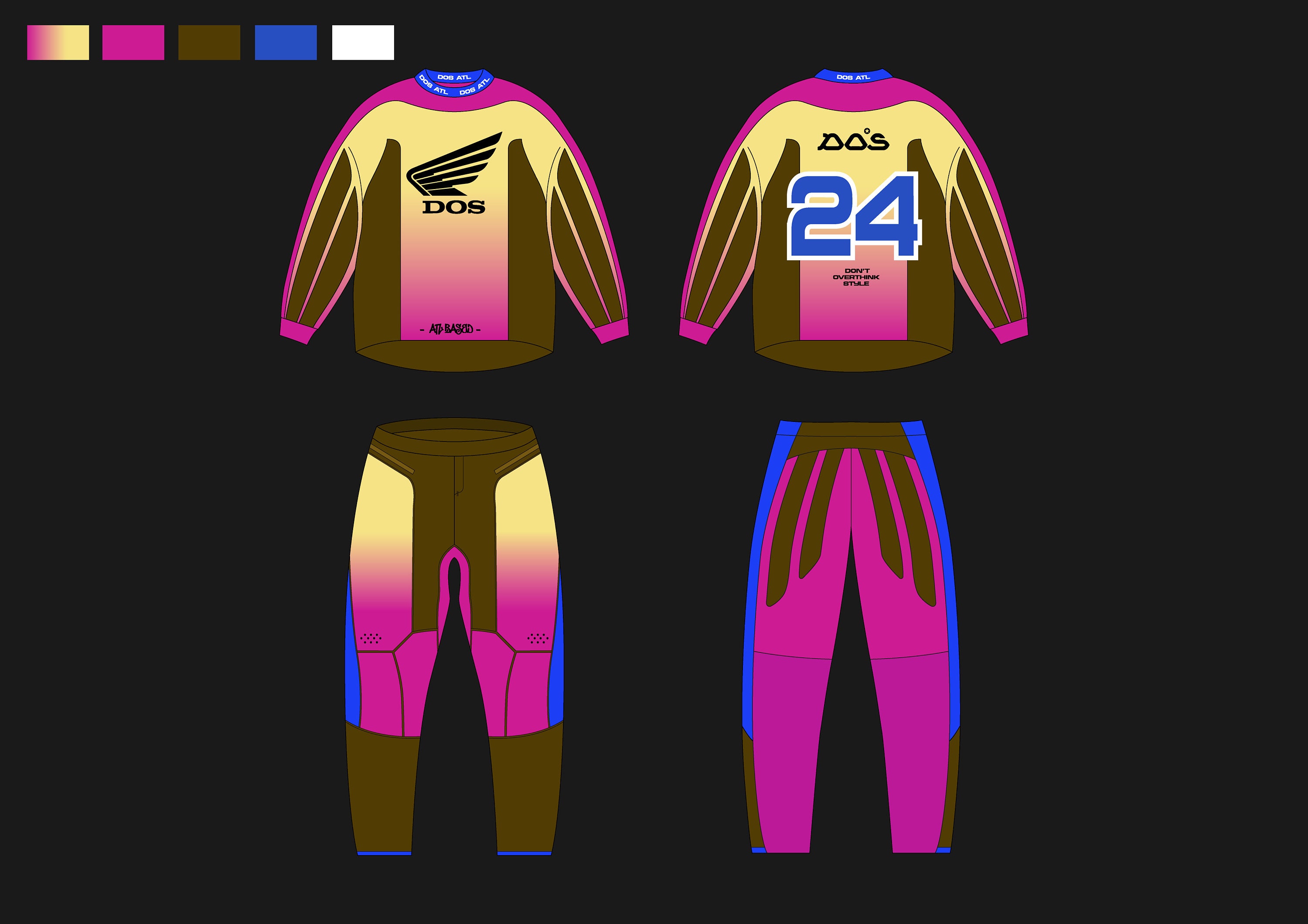 Streetwear Motocross Set Mockup Dirt Bike Mockup Longsleeve Vector ...