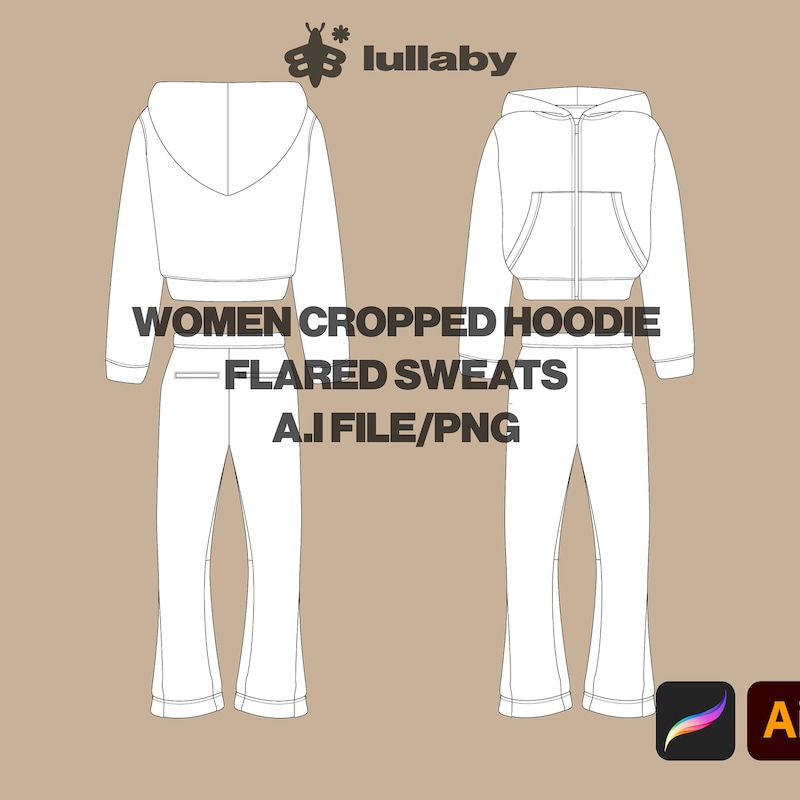 Flared Sweatpants Mockup - Etsy