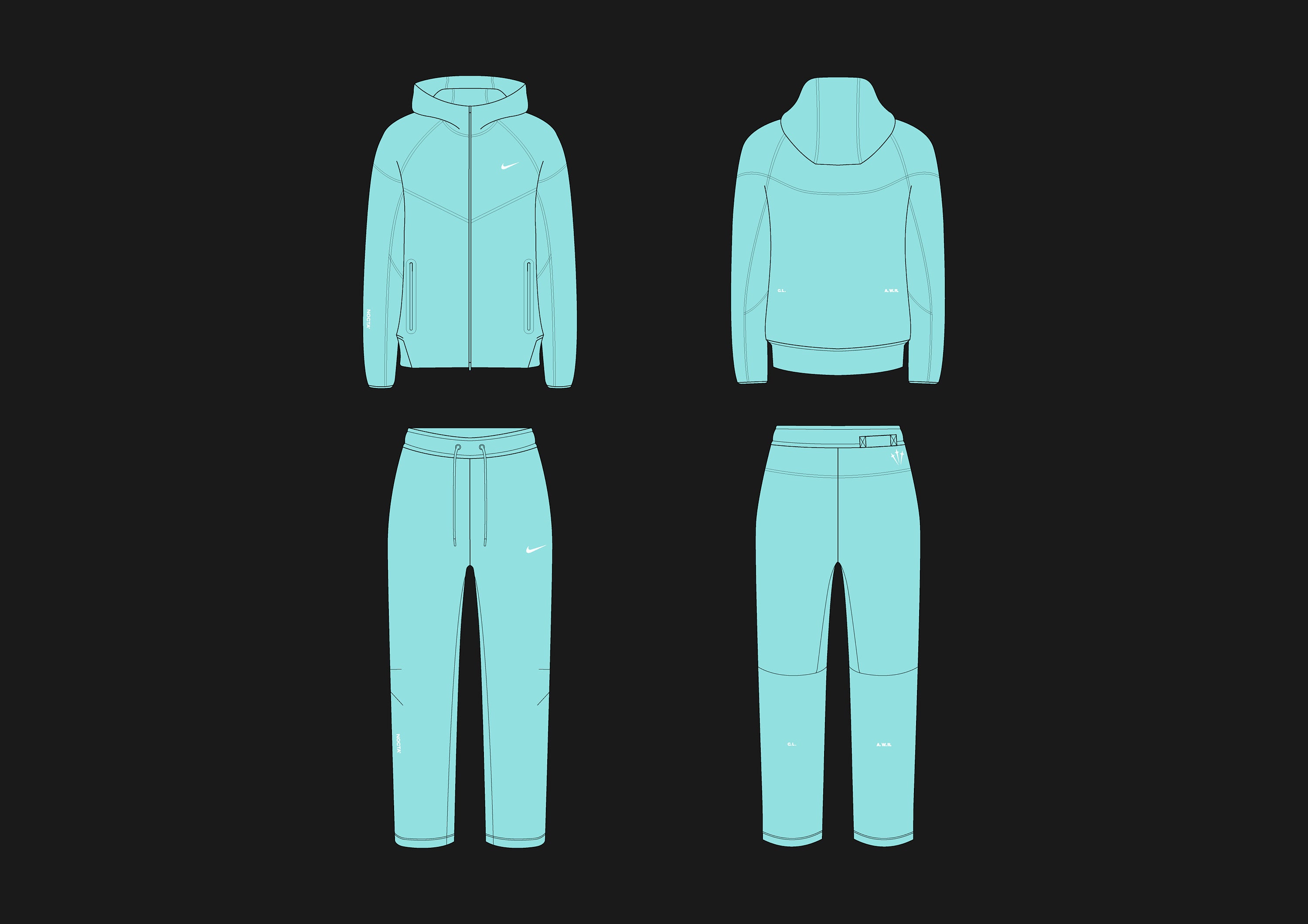 Streetwear Mockup Tracksuit Template Vector Hoodie Mockup Sweatpants ...