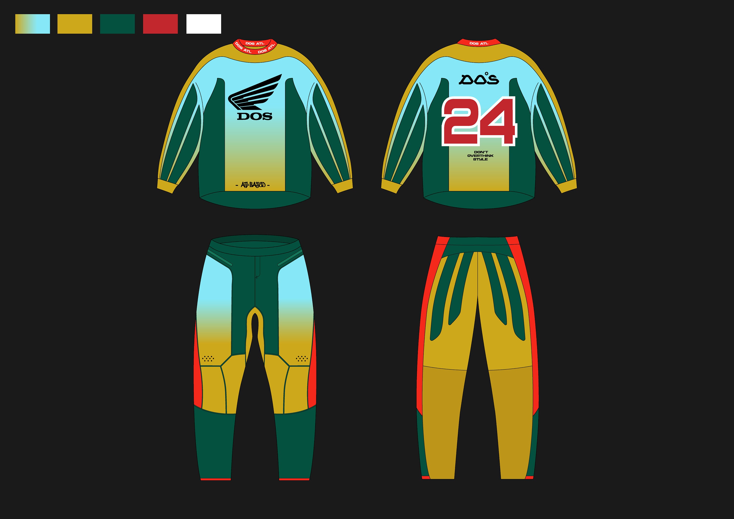 Streetwear Motocross Set Mockup Dirt Bike Mockup Longsleeve Vector ...