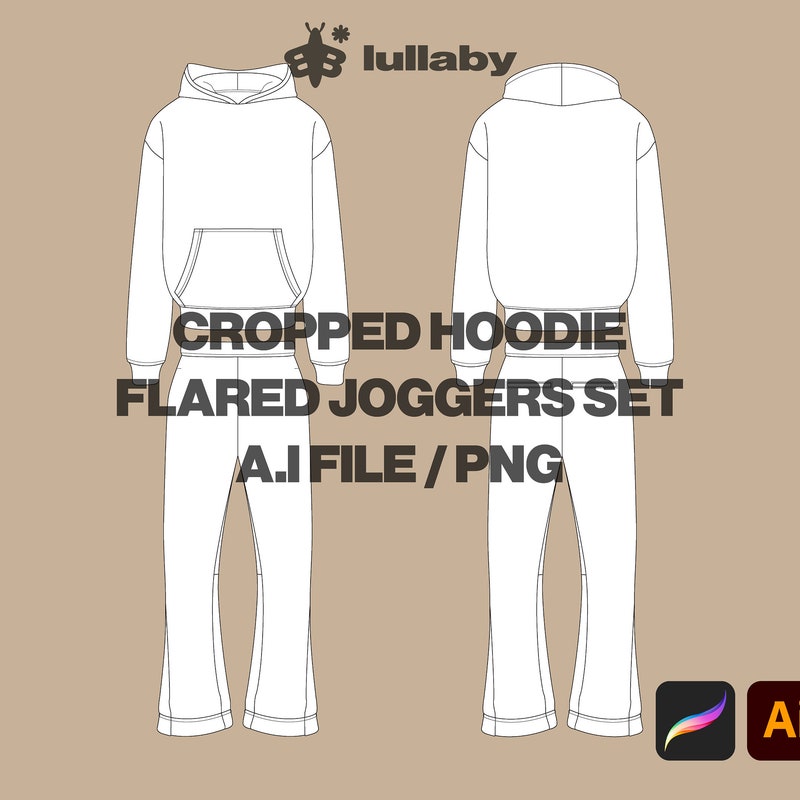 Flared Sweatpants Mockup - Etsy
