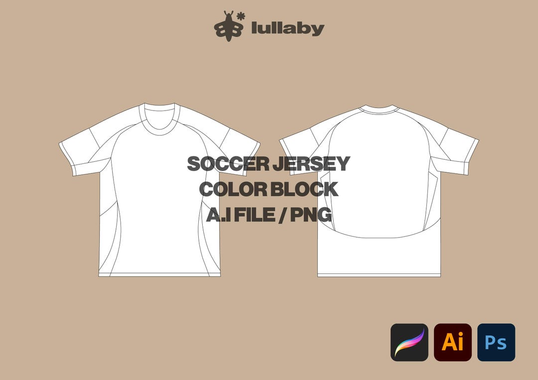 Jersey Mockup Streetwear Vector Template Jersey Illustrator Tech Pack ...