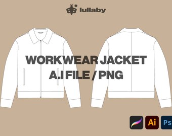 Streetwear Leather Jacket avirex Vector Adobe Illustrator, Procreate ...