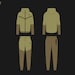 Tech Fleece Inspired Tracksuit Vector Mockup Template Blank Illustrator ...