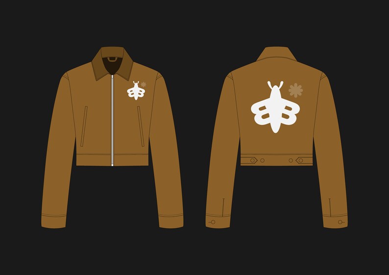 Workwear Jacket Template Streetwear Template Vector Illustrator Mockup ...