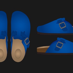 Streetwear Clogs Mockup Template: Vector Tech Pack (illustrator, PNG ...