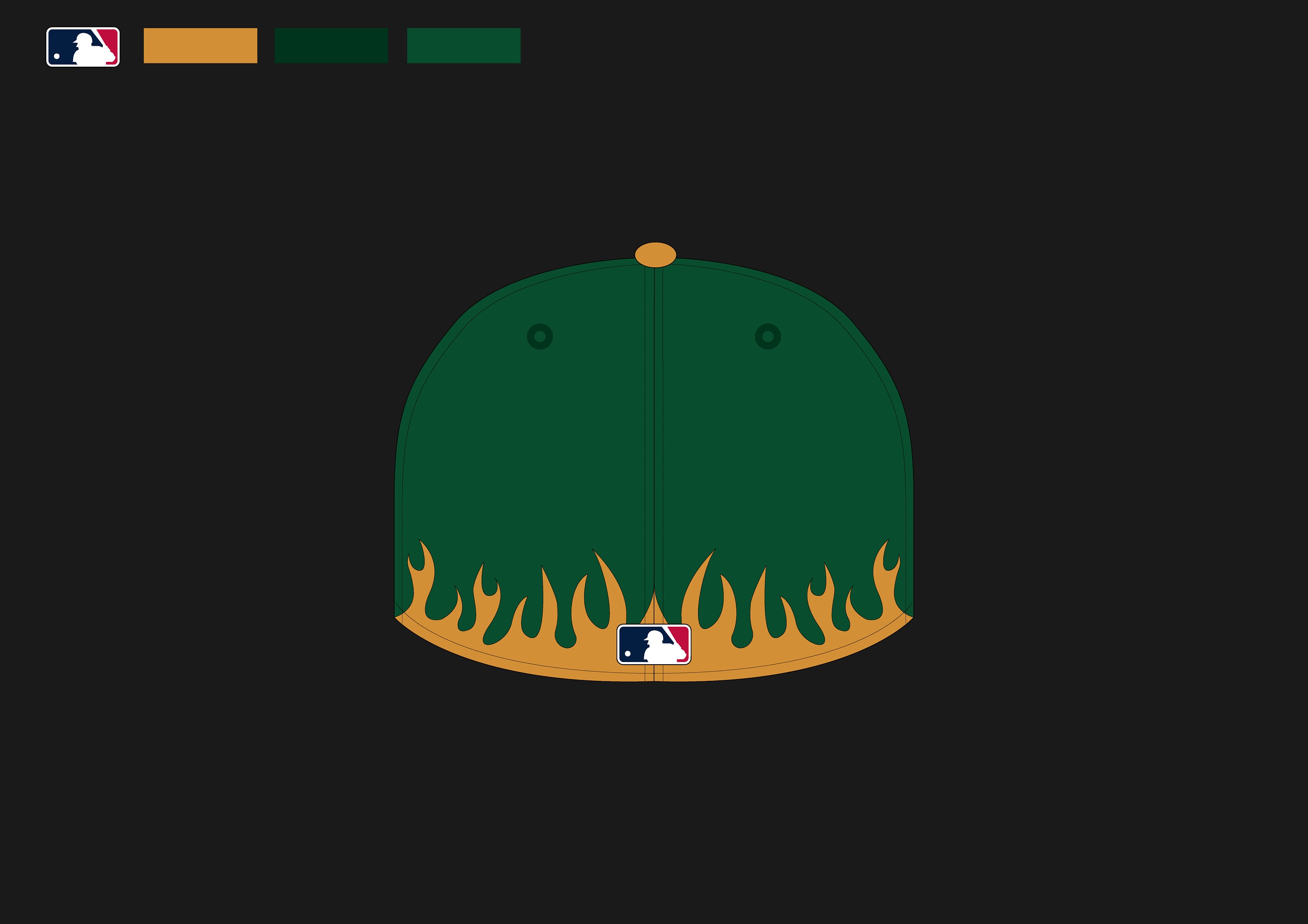 Streetwear Cap Streetwear Vector Cap Tech Pack Fitted Hat Mockup Vector ...