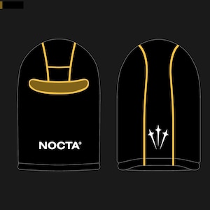 Streetwear Balaclava Vector Mockup Template Adobe Illustrator File ...