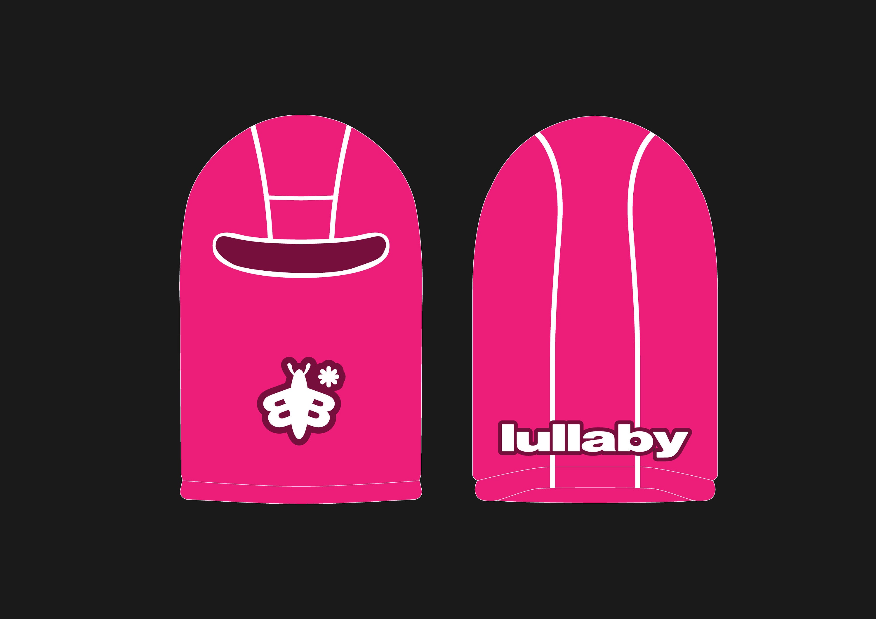 Streetwear Balaclava Vector Mockup Template Adobe Illustrator File ...