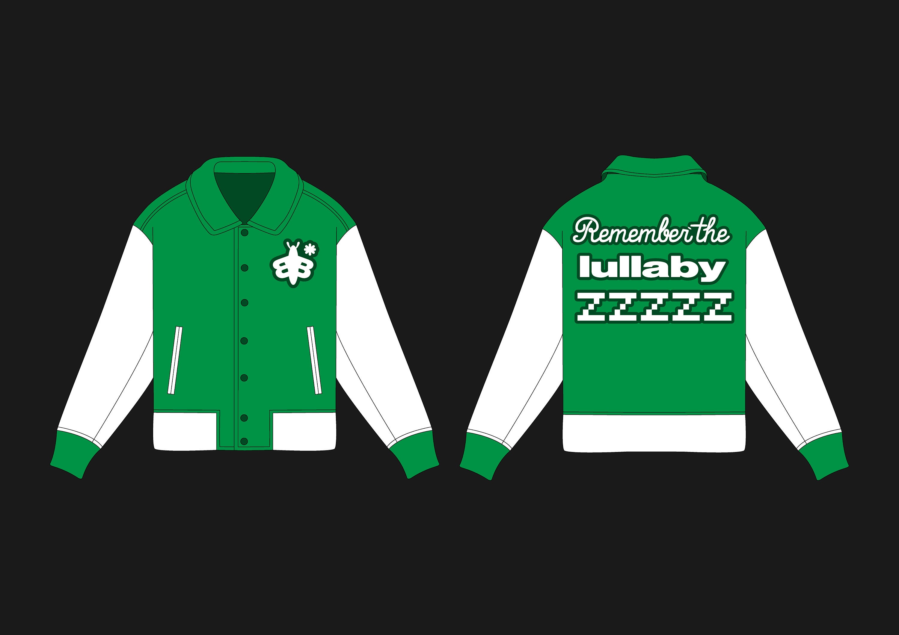 Streetwear Varsity Jacket Mockup Vector Adobe Illustrator - Etsy