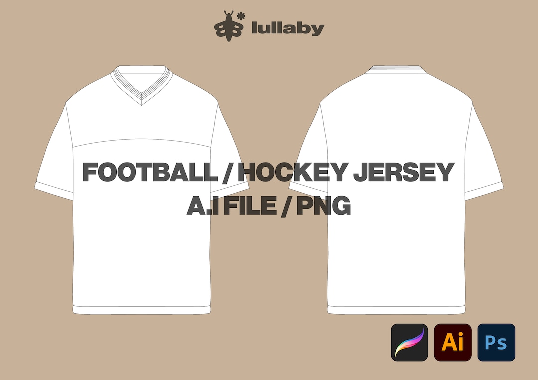 Football Jersey Template Hockey Jersey Vector Tech Pack Illustrator ...