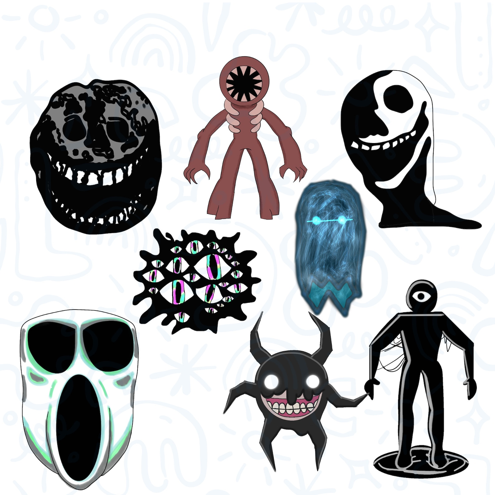 Roblox Doors PNG Bundle Digital Download Images for Sublimation ...