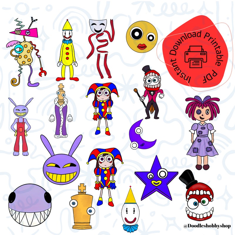 The Amazing Digital Circus Png - Etsy