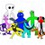 Metallic Rainbow Friends Robot Inspired Characters From Roblox, PNG ...