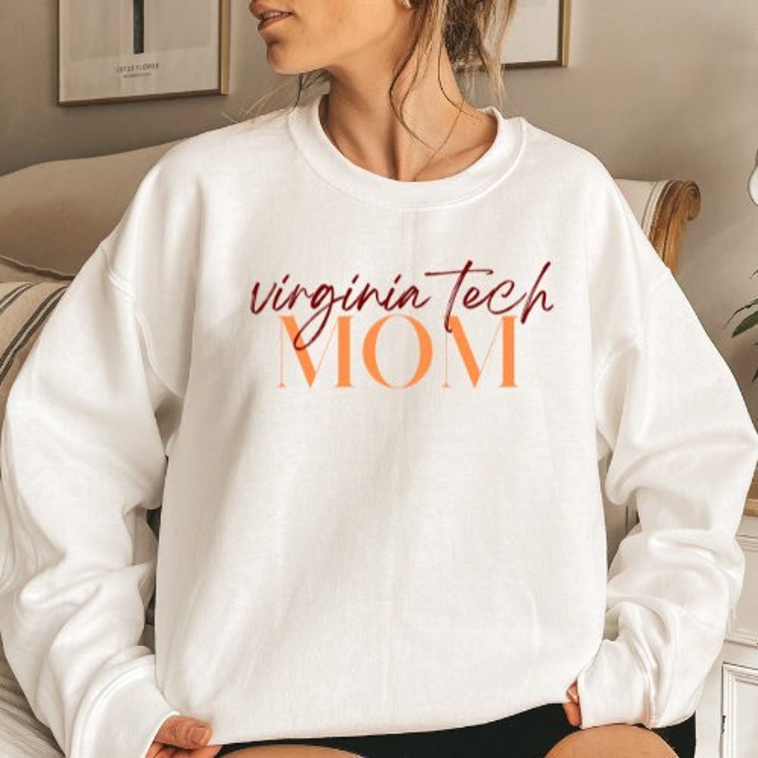 Virginia Tech Mom Sweatshirt - Etsy