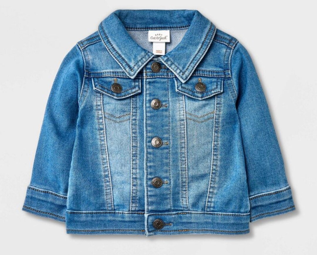 Custom Embroidered Denim Jacket - Etsy