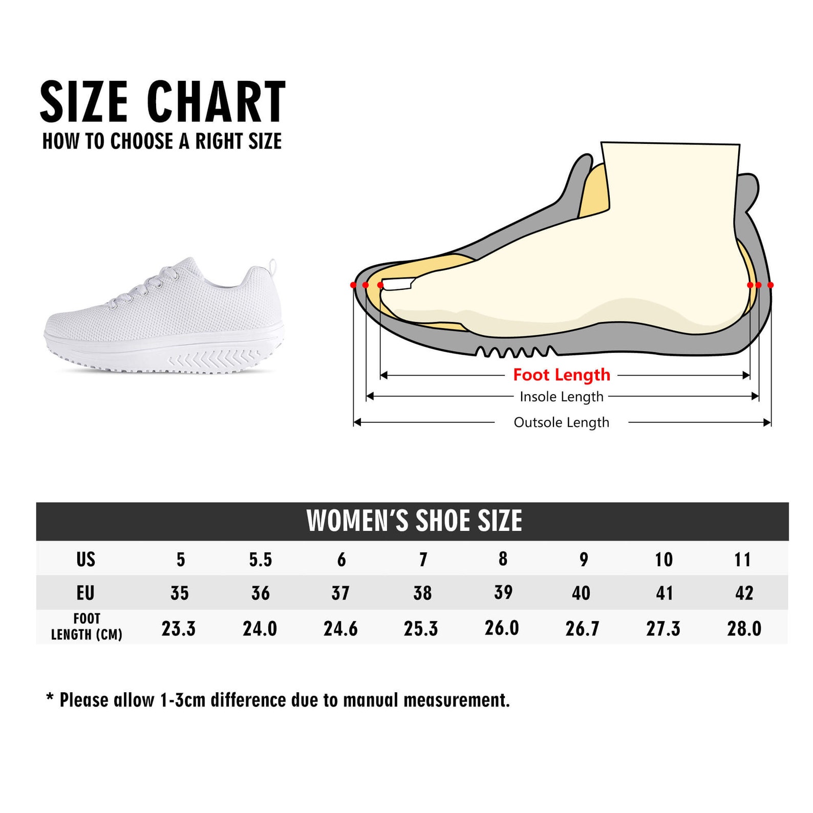 Custom Women's Mesh Platform Shoes - Etsy