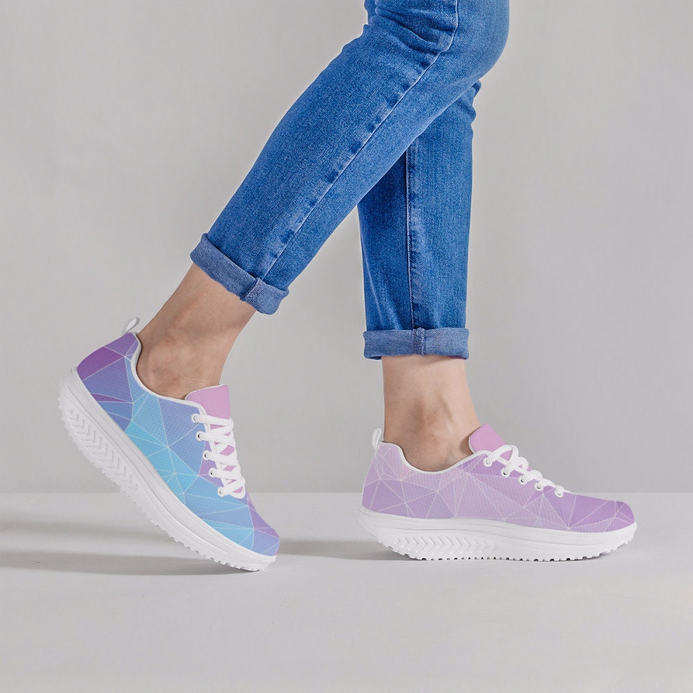 Custom Women's Mesh Platform Shoes - Etsy