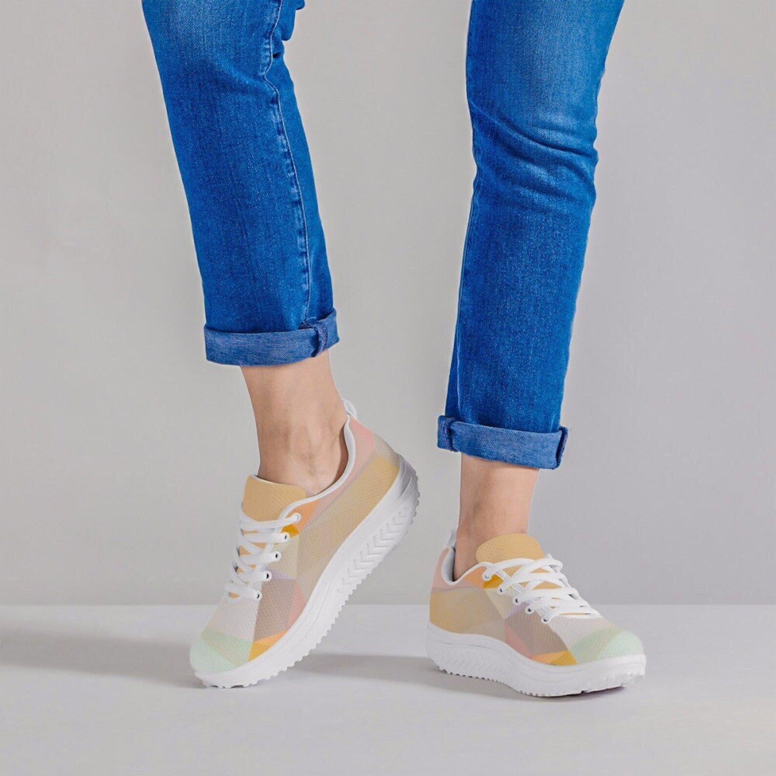 Custom Women's Mesh Platform Shoes - Etsy
