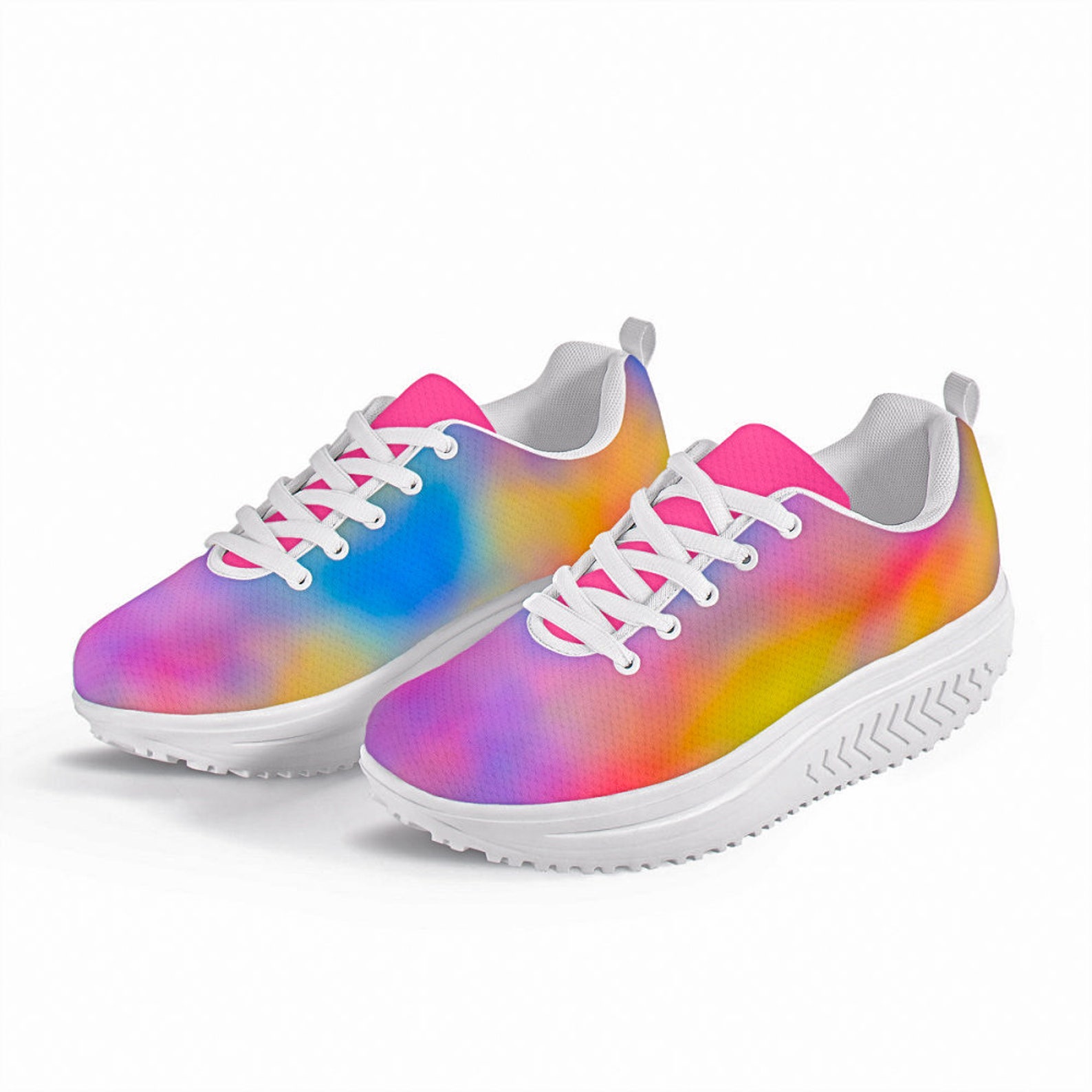 Custom Women's Mesh Platform Shoes - Etsy