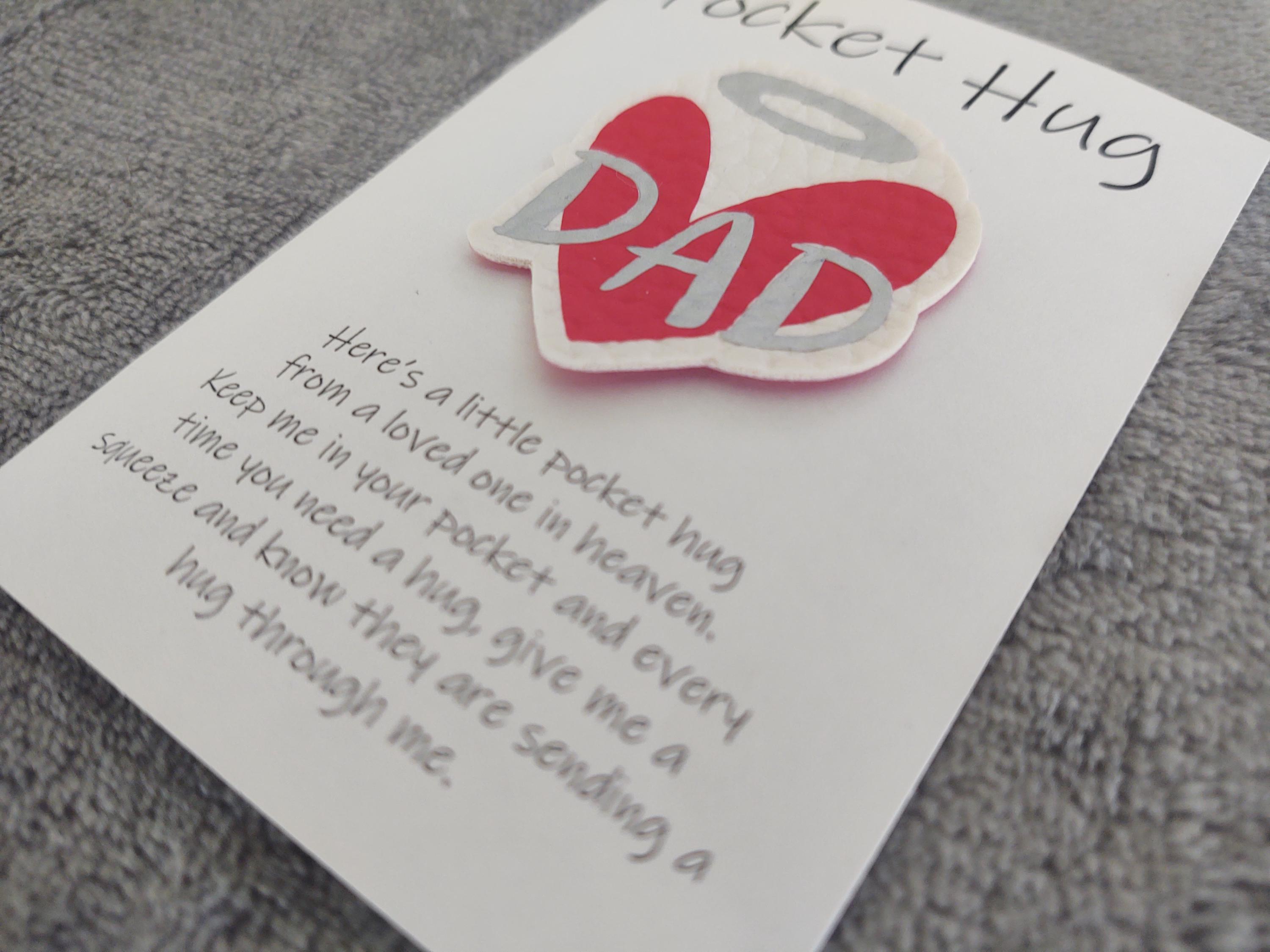 Pocket Hug - Angel in Heaven. Personalize With the Name of Your Loved ...