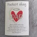 Pocket Hug - Angel in Heaven. Personalize With the Name of Your Loved ...