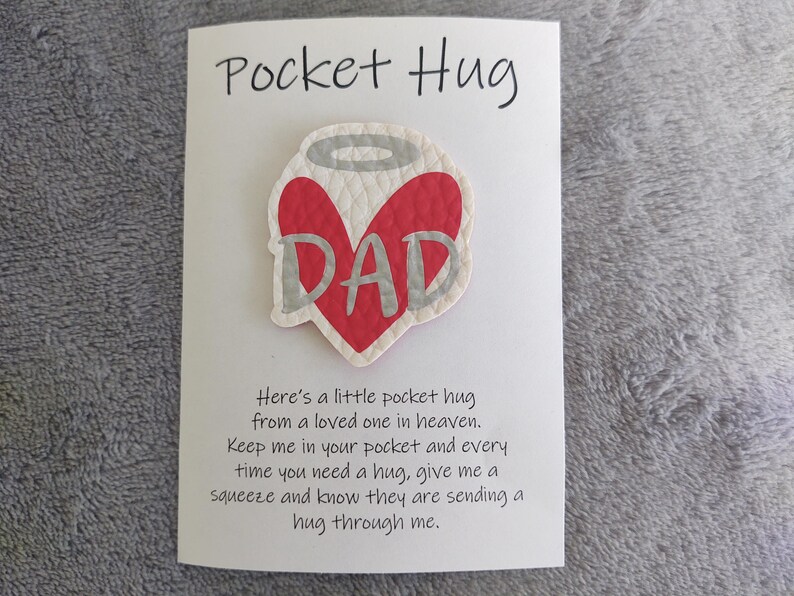 Pocket Hug - Angel in Heaven. Personalize With the Name of Your Loved ...