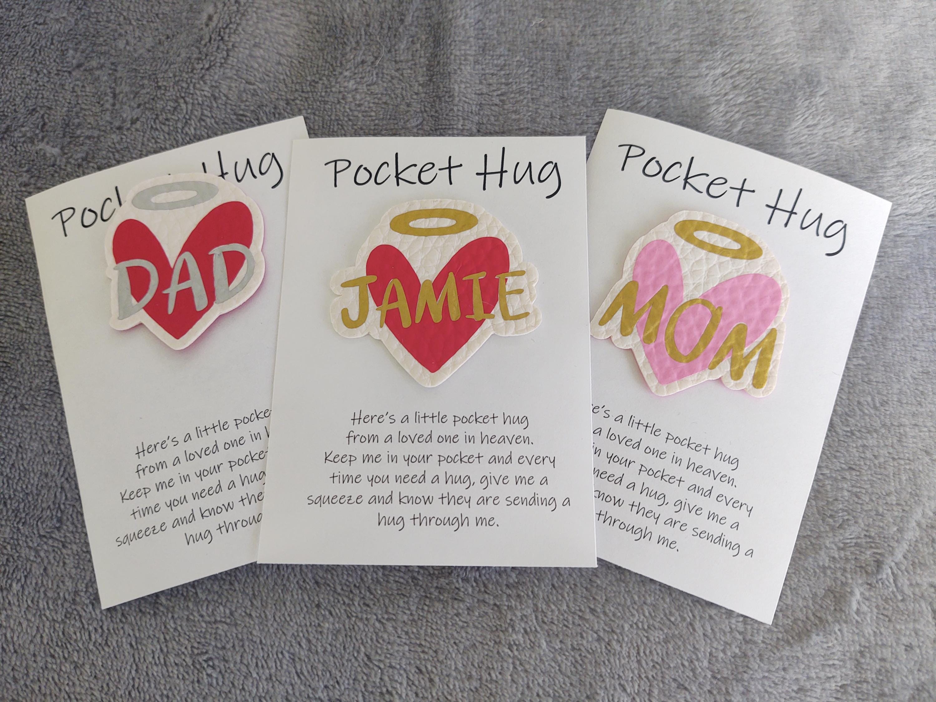 Pocket Hug - Angel in Heaven. Personalize With the Name of Your Loved ...
