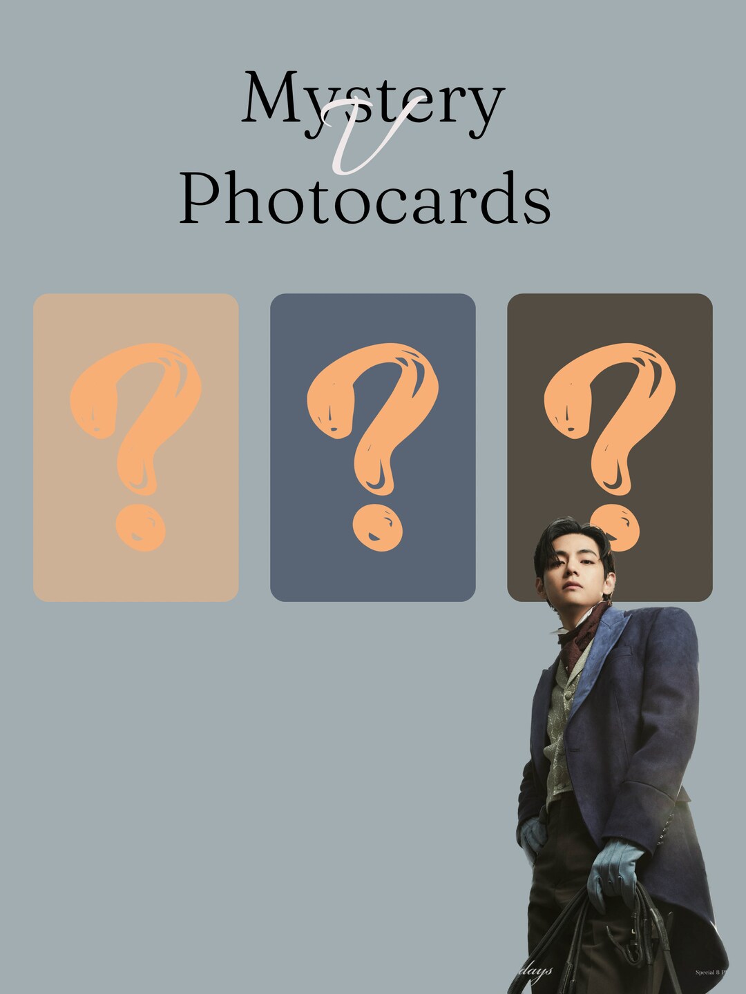 BTS V Photocards Mystery Bag BTS Mystery Box Bangtan Kpop Photocards ...